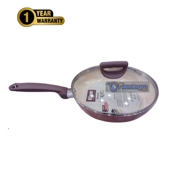 Ceramic Frying Pan | Kiam Ceramic Granite Marble Coating – Flemingoo